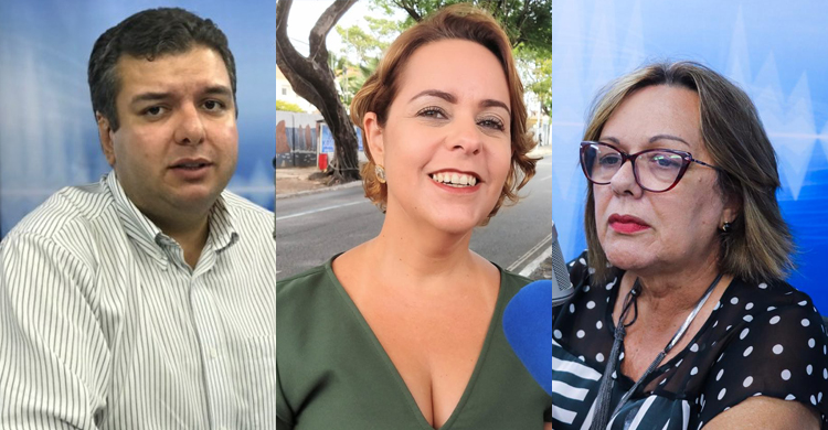 Diego, Daniella e Socorro, a comissão de frente do PV – Heron Cid